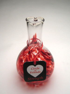 Circle of Friends Vase - Red - Strength — HandCraft House
